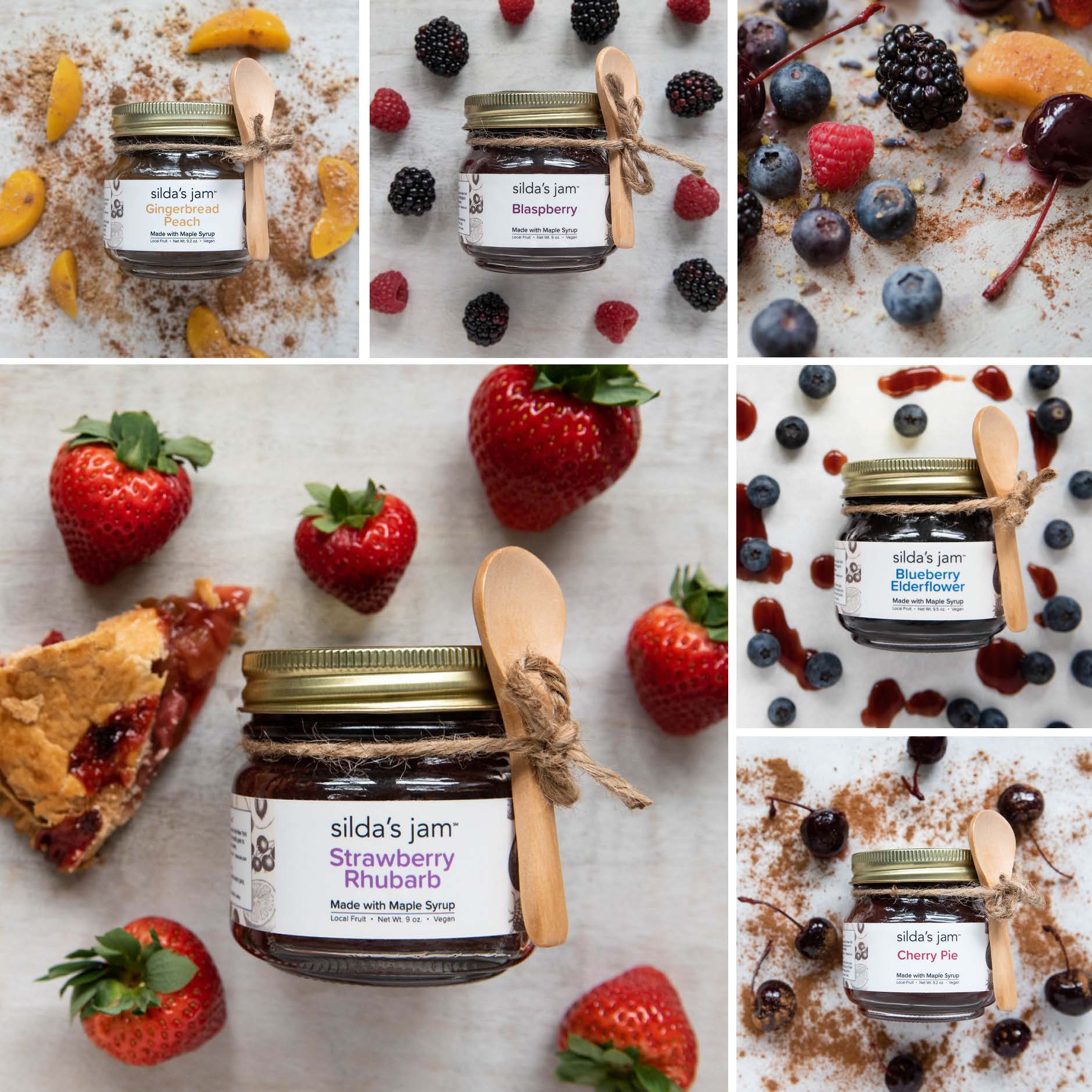 Sampler Set: All 5 Flavors – Silda's Jam